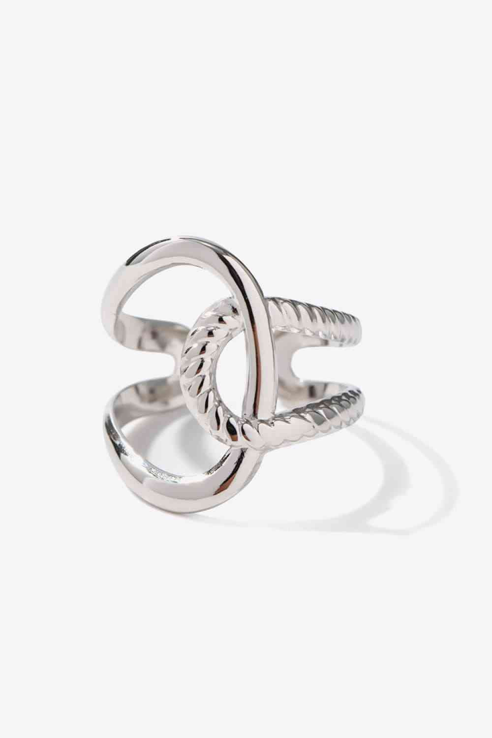Modern Copper Open Ring – For The Gay